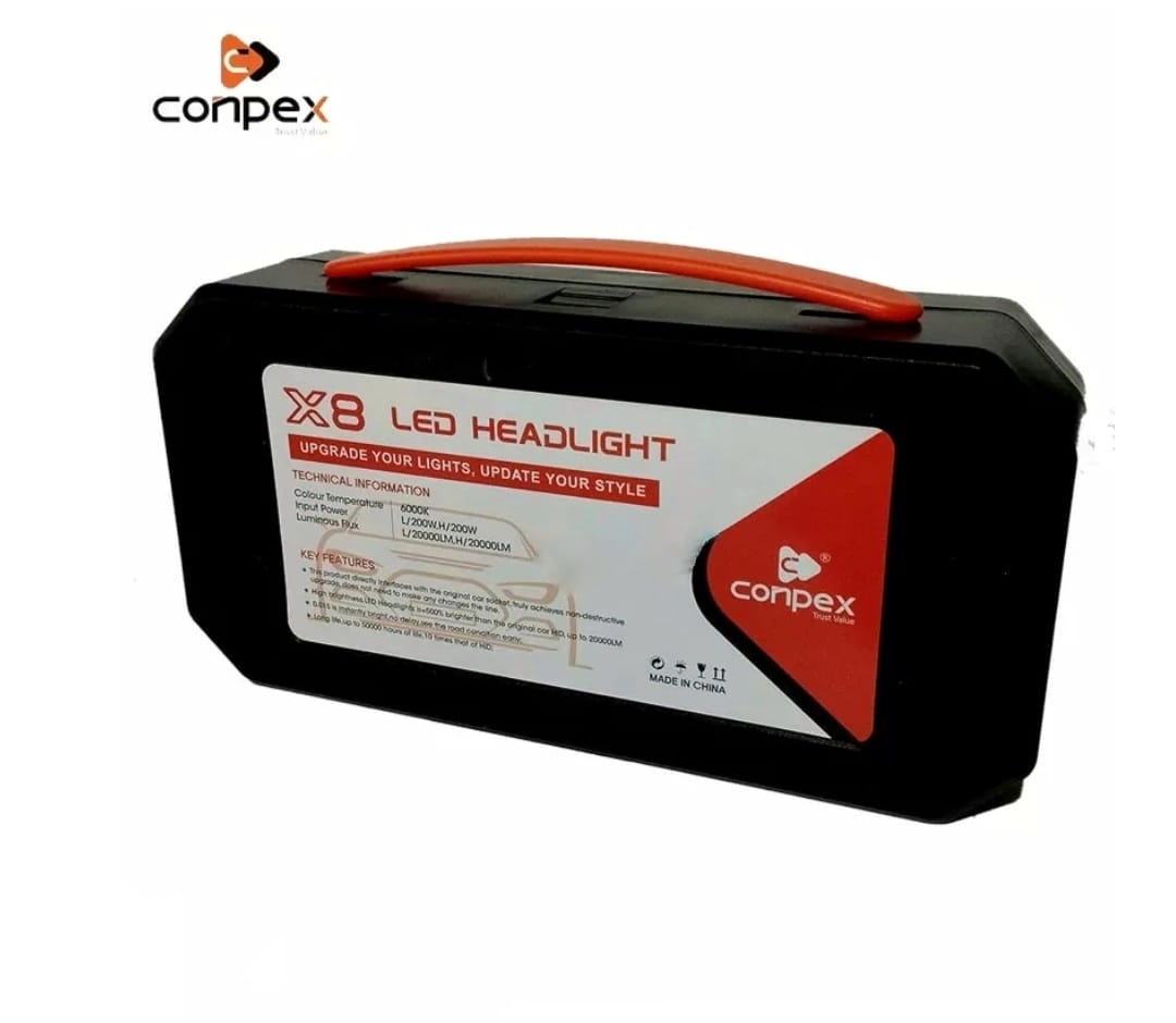 هدلایت کانپکس x8 اصلی240وات پایه h4 - محافظ سر سیلندر تکنیک